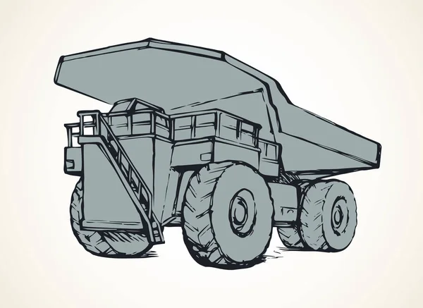 Dump truck. Vector drawing Stock Vector Image by ©Marinka #265945194