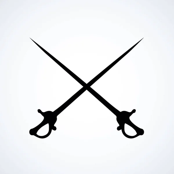 Old Epee. Vector drawing Stock Vector Image by ©Marinka #192196840