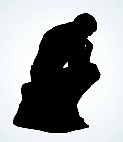 The thinker rodin Vector Art Stock Images | Depositphotos