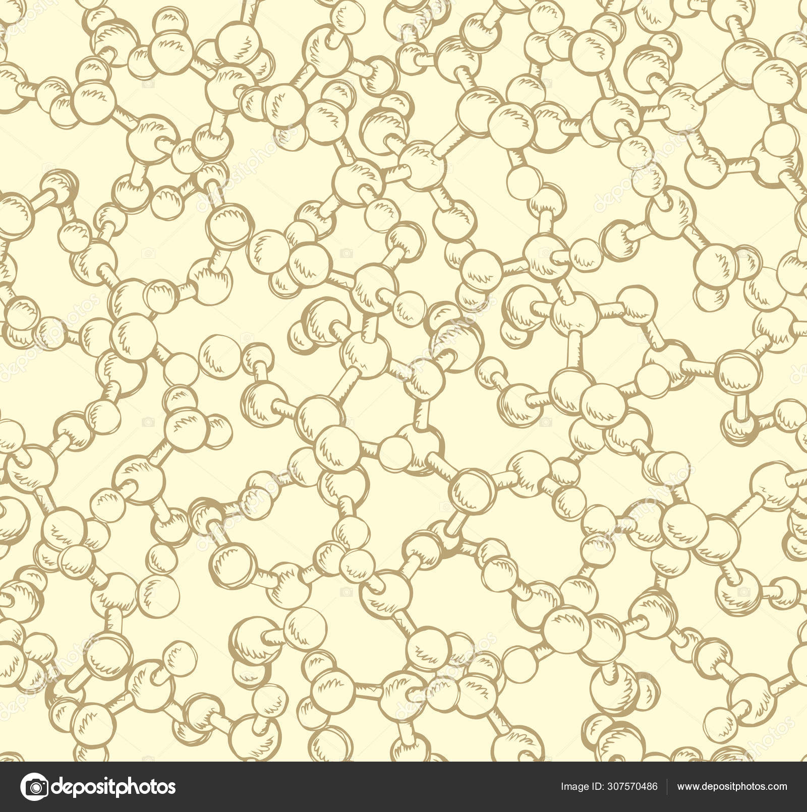 Chemical structure. Vector drawing Stock Vector by ©Marinka 307570486