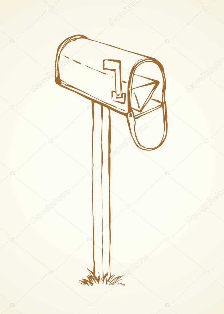 Buzón. Dibujo vectorial Vector de stock por ©Marinka 307570196