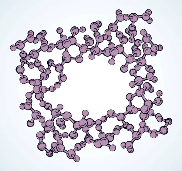 Chemical structure. Vector drawing Stock Vector by ©Marinka 256176344