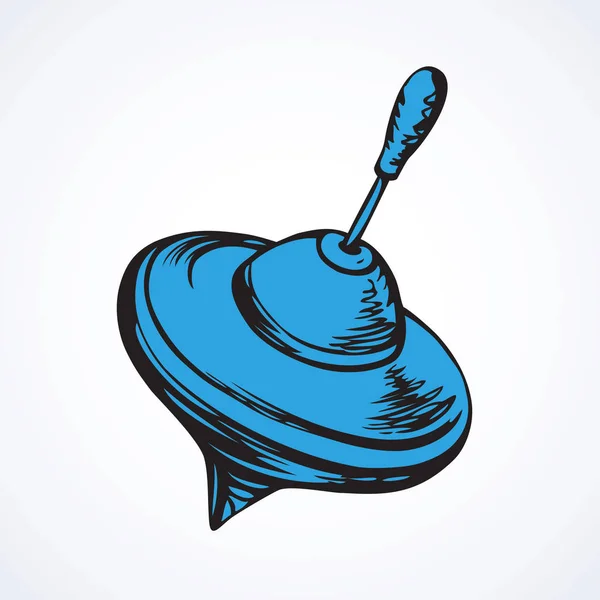 Spinning Top. Vector drawing — Stock Vector © Marinka #300452302