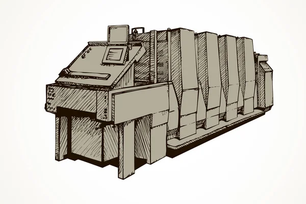Big Speed Five Section Rotary Polygraphy Enterprise Full Cyan Magenta ...