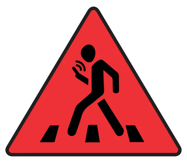 Run Town Walkway Ban Cell Smart Tablet Badge Blue Text Stock Vector ...