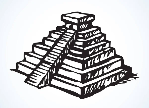 Aztec Pyramid Sketch