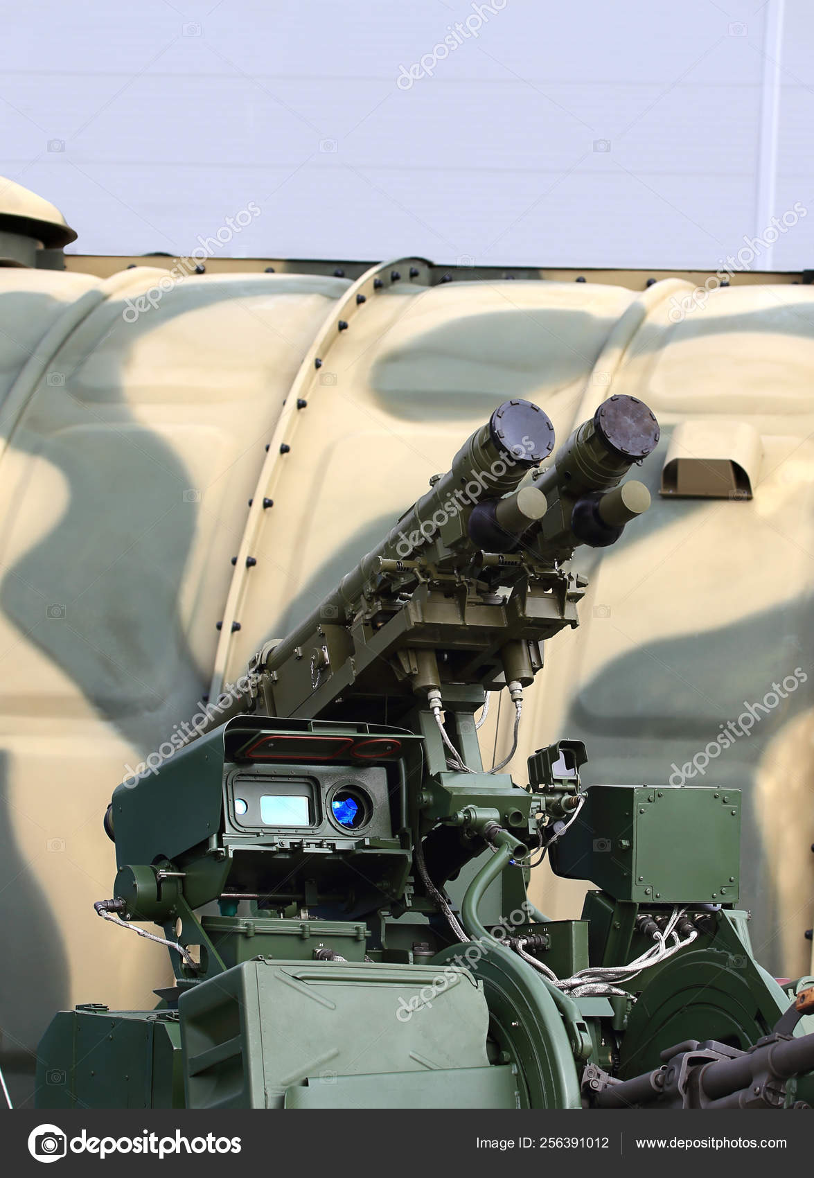 Rocket-artillery anti-aircraft gun — Stock Editorial Photo ...