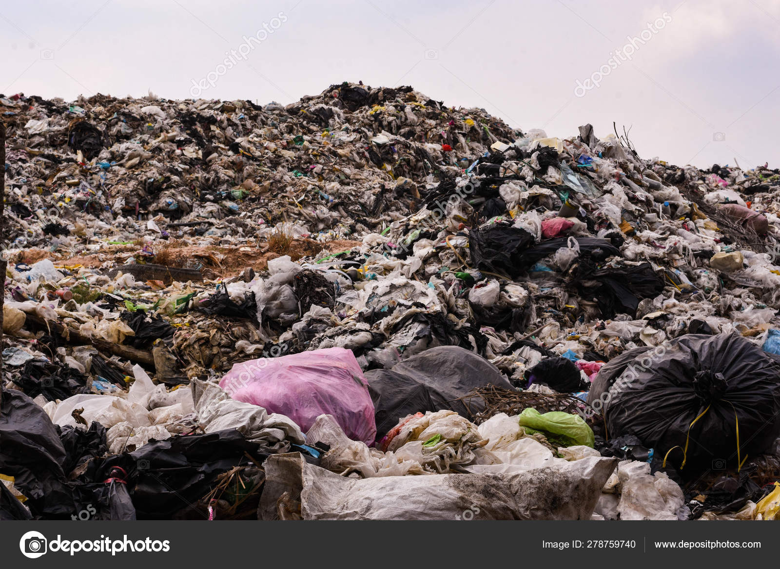 Garbage Old Rag Plastic Takes Long Time Decompose Naturally ...