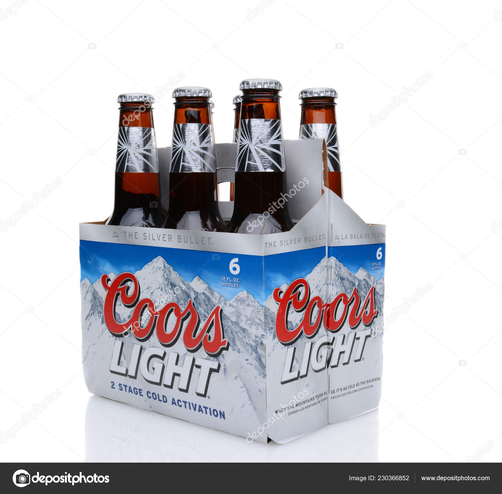 Coors Light Beer Bottle