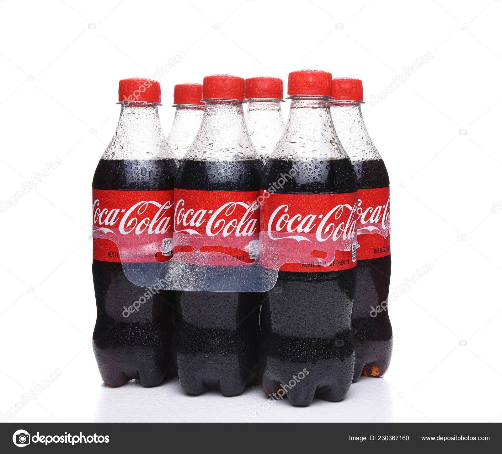 Irvine California August 2017 Six Pack Coca Cola Condensation Coke ...