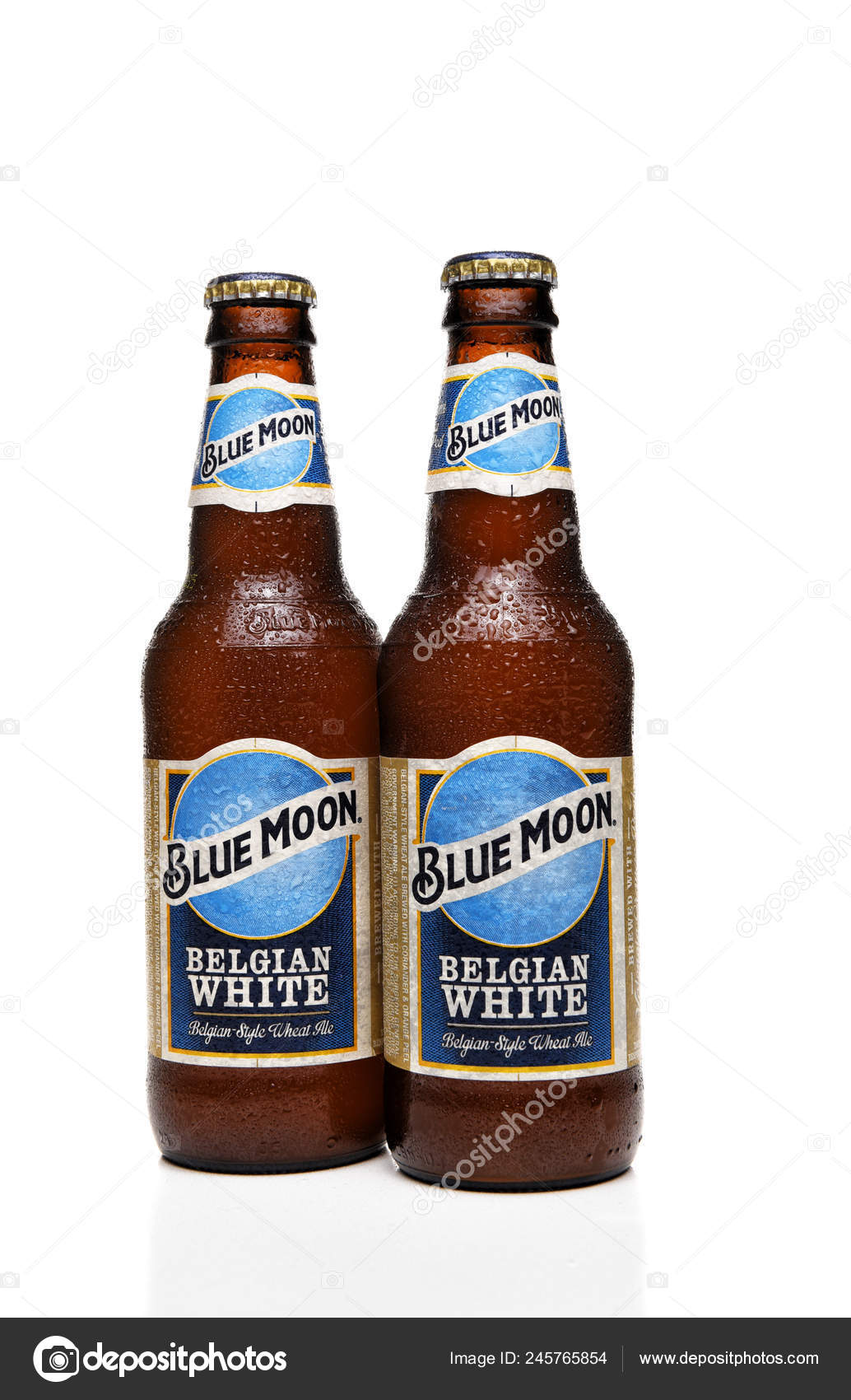 Blue Moon Beer Bottle