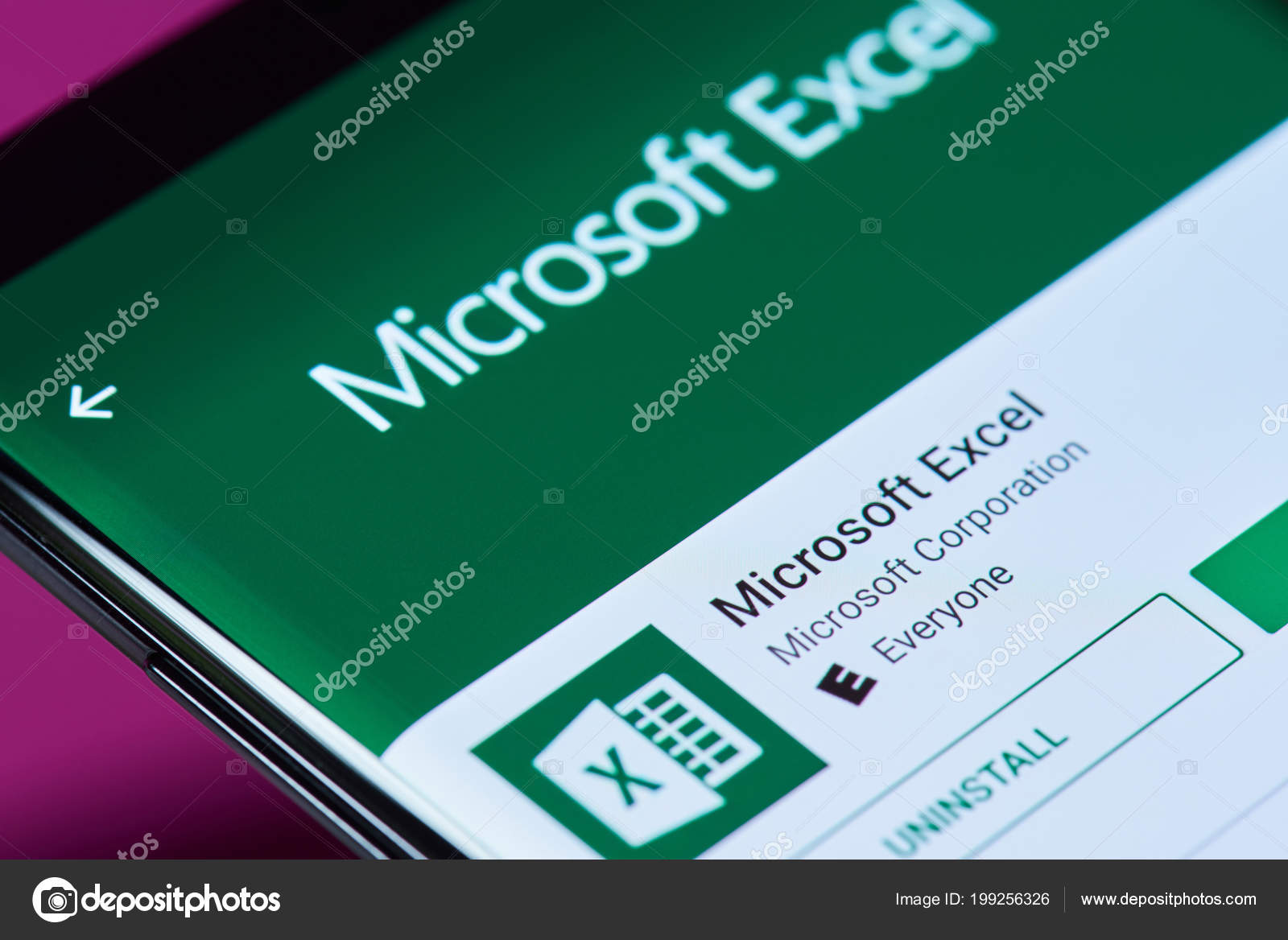 Microsoft Excel Application — Stock Editorial Photo © Dimarik 199256326