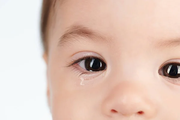 Baby crying with tears in his eyes Stock Photos, Royalty Free Baby ...
