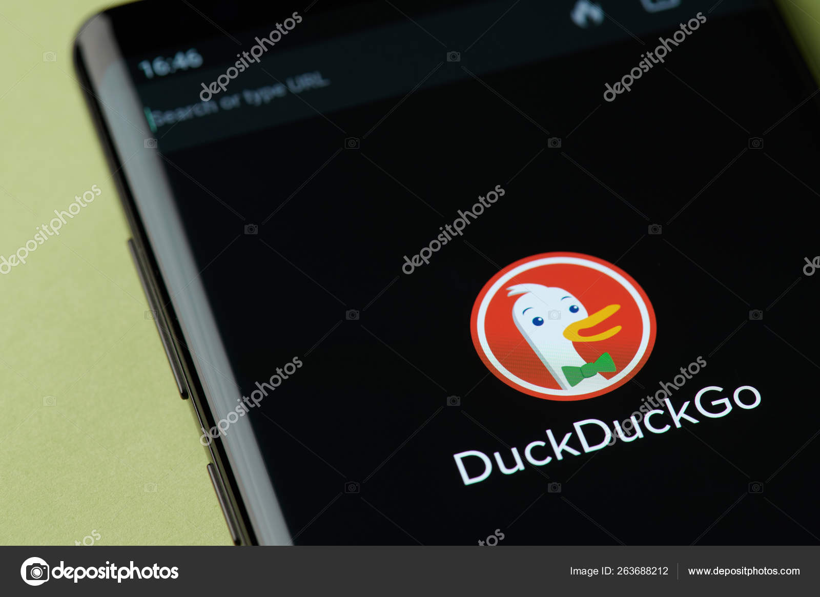 Duckduckgo navegador web de Internet — Foto editorial de stock ...