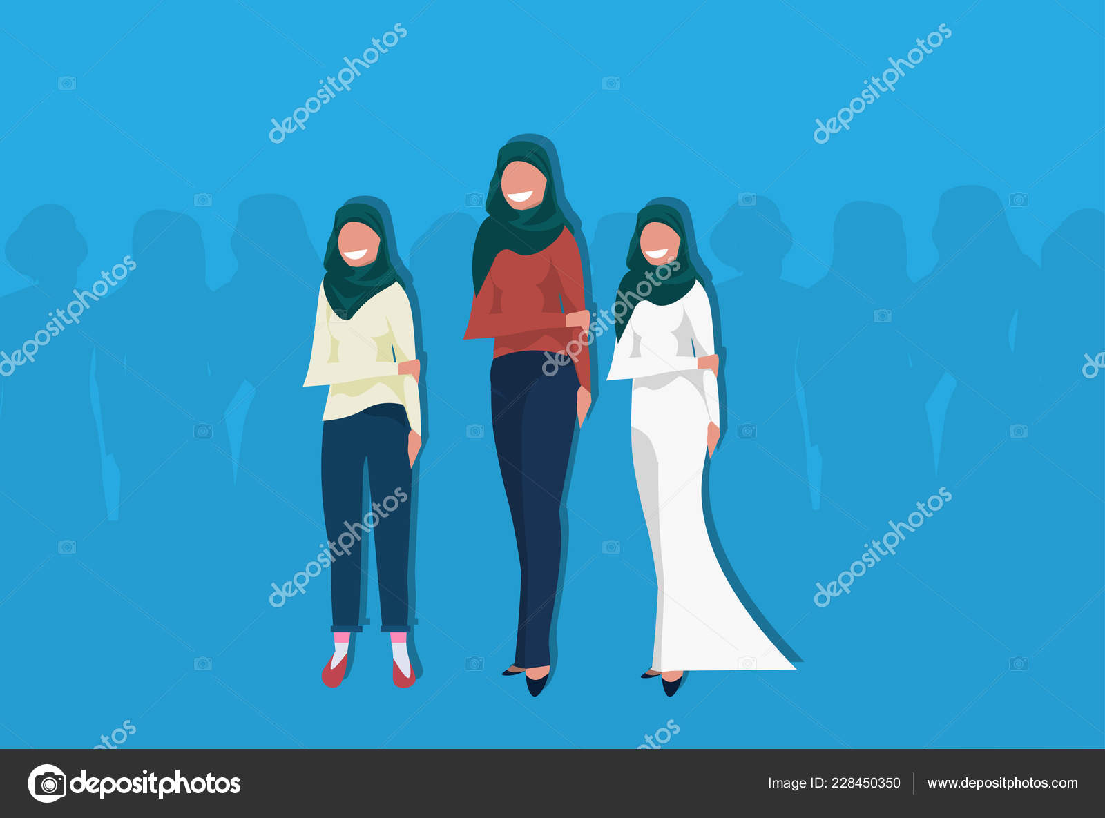 Las mujeres árabes que usan ropa tradicional chal árabe empresarias de ...