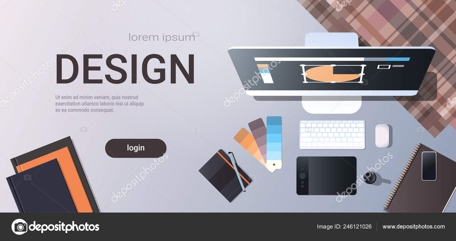 Graphic Designer Office Space