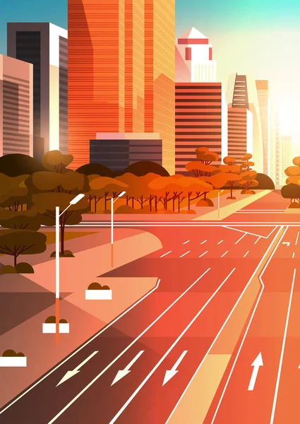 Jembatan di atas jalan raya jalan aspal dengan tanda panah lalu lintas ...