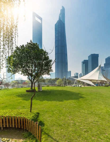 green garden in the Office area at shanghai china. - Stock Image ...