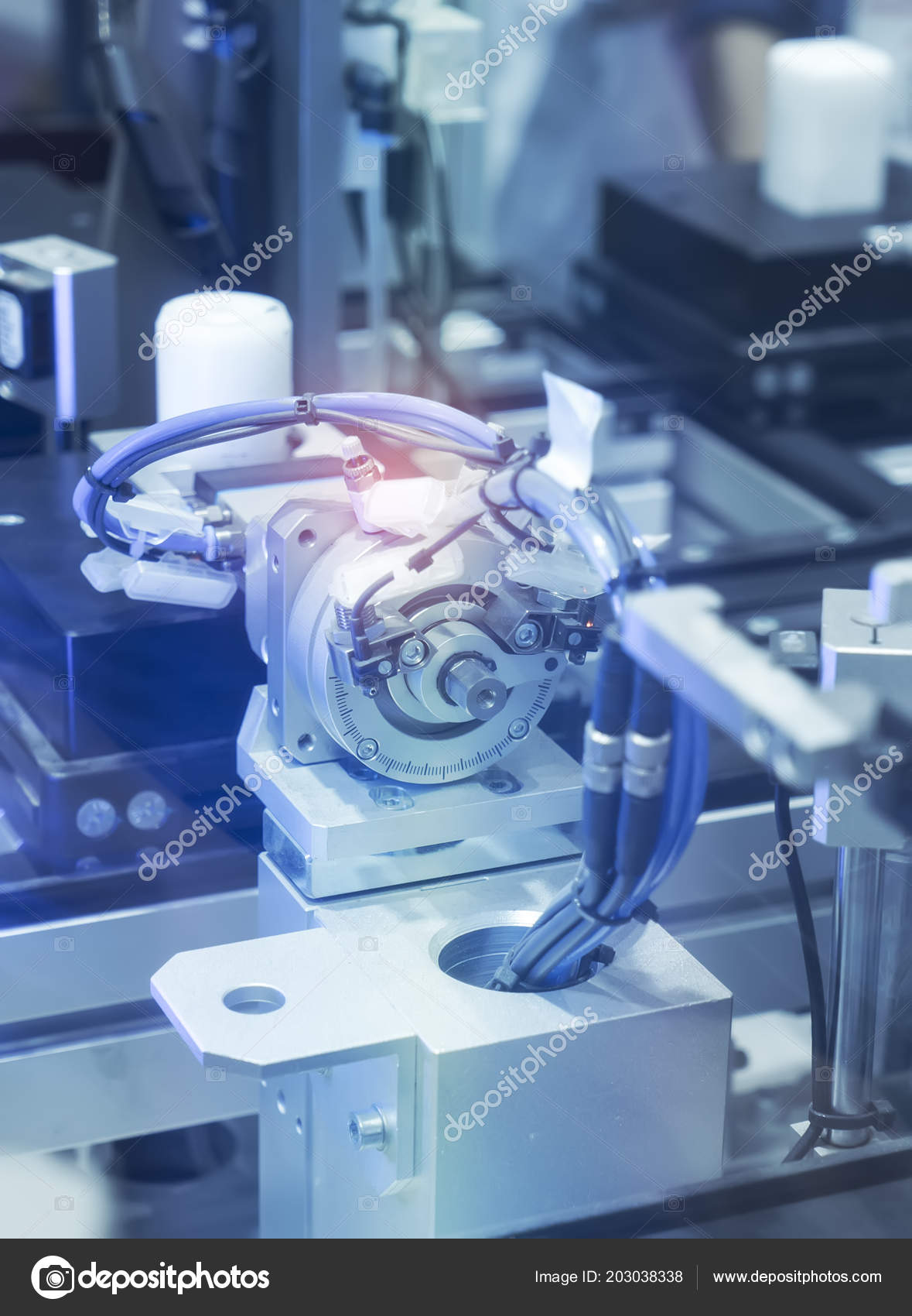 Pneumatic Input Robot Handle Grip Handle Stock Photo by ©firefox 203038338