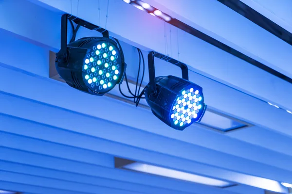 LED Light on mall roof. - Stock Image - Everypixel