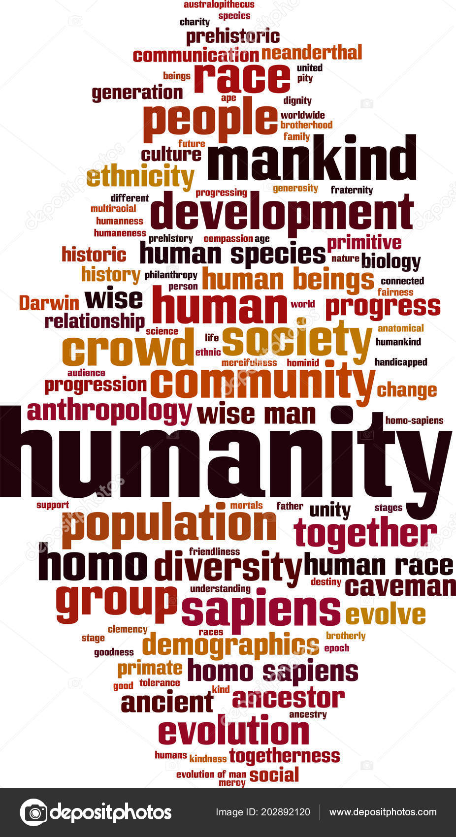Humanity Word Cloud Concept Vector Illustration Stock Vector by ...