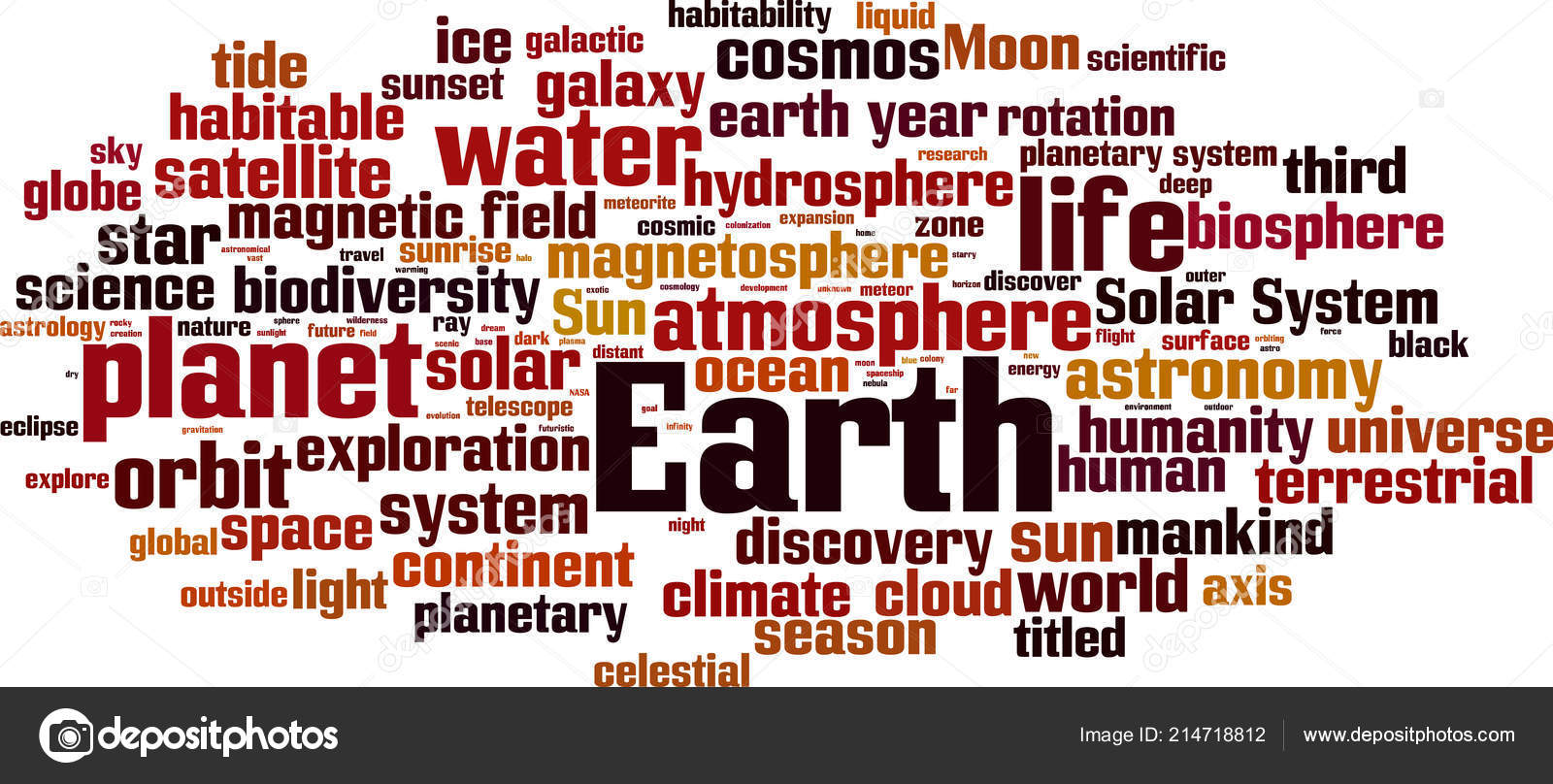 Earth Word Cloud Concept Vector Illustration Stock Vector Image by ...