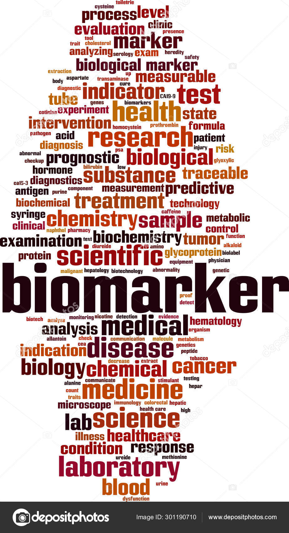 Biomarker Word Cloud Concept Collage Made Words Biomarker Vector ...