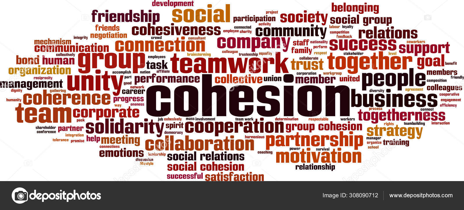 Cohesion Word Cloud Concept Collage Made Words Cohesion Vector ...