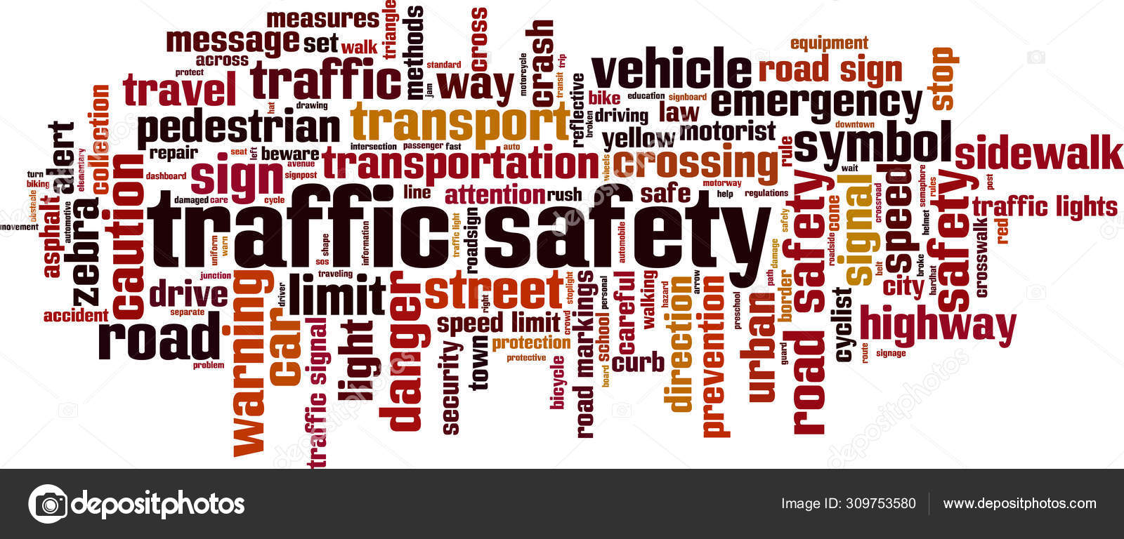 Traffic Safety Vector Illustration Stock Vector by ©Boris15 309753580
