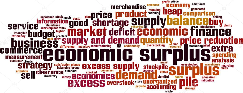 Economic surplus Vector Art Stock Images | Depositphotos