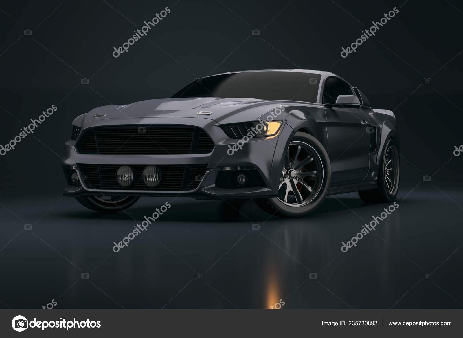 Render Beautiful Sport Car — Stock Photo © digitalgenetics #235730892