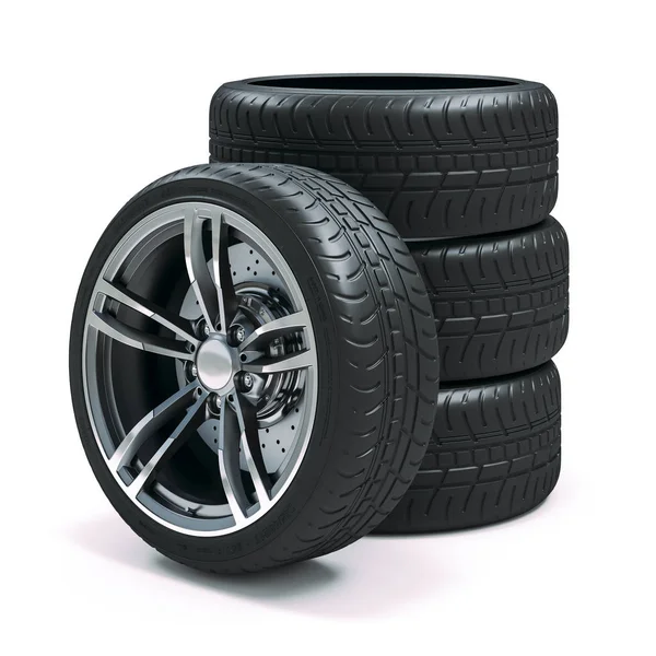 Sport tires on white Stock Photo by ©Goir 103371434