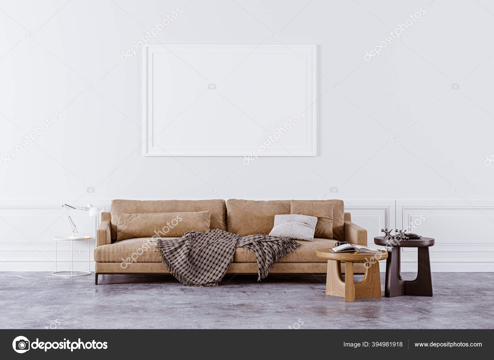 Render Beautiful Clean Interior Sofa Stock Photo by ©digitalgenetics ...
