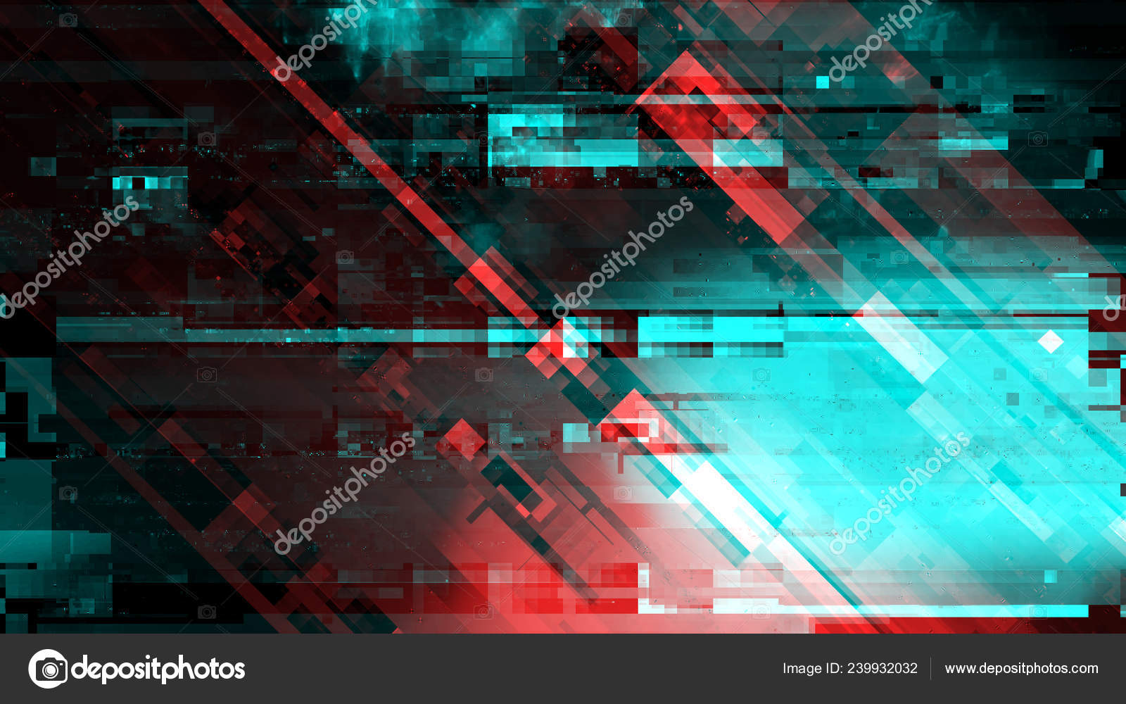 Modern Technology Background Cyber Abstract Digital Glitch Illustration ...