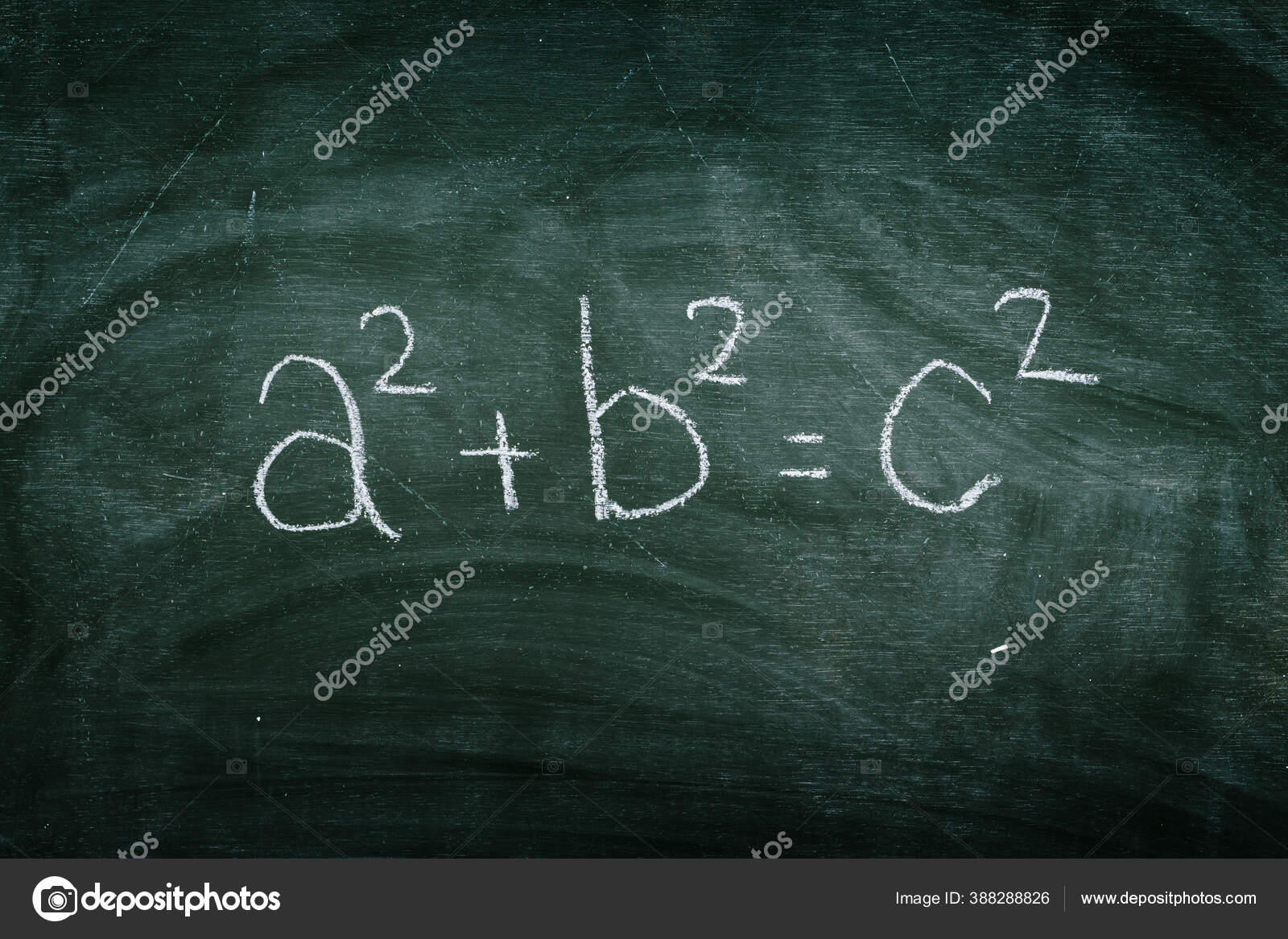 Chalkboard With Easy Math