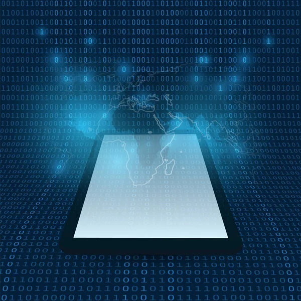 Digital Matrix Bits Pattern Ones Zeros Abstract Modern Digital ...