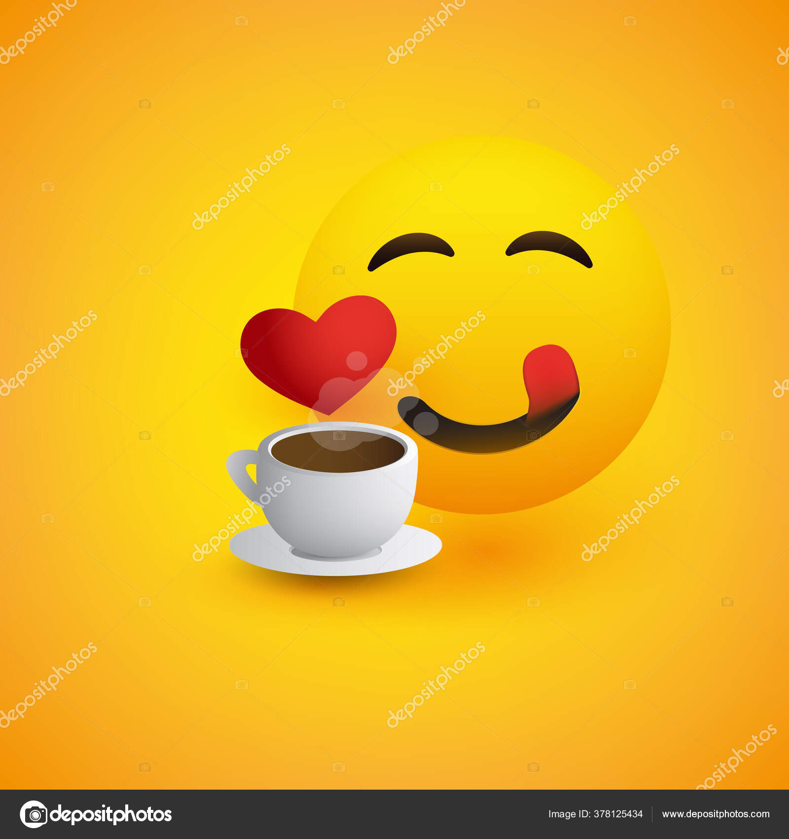 Coffee Cup Emoticon