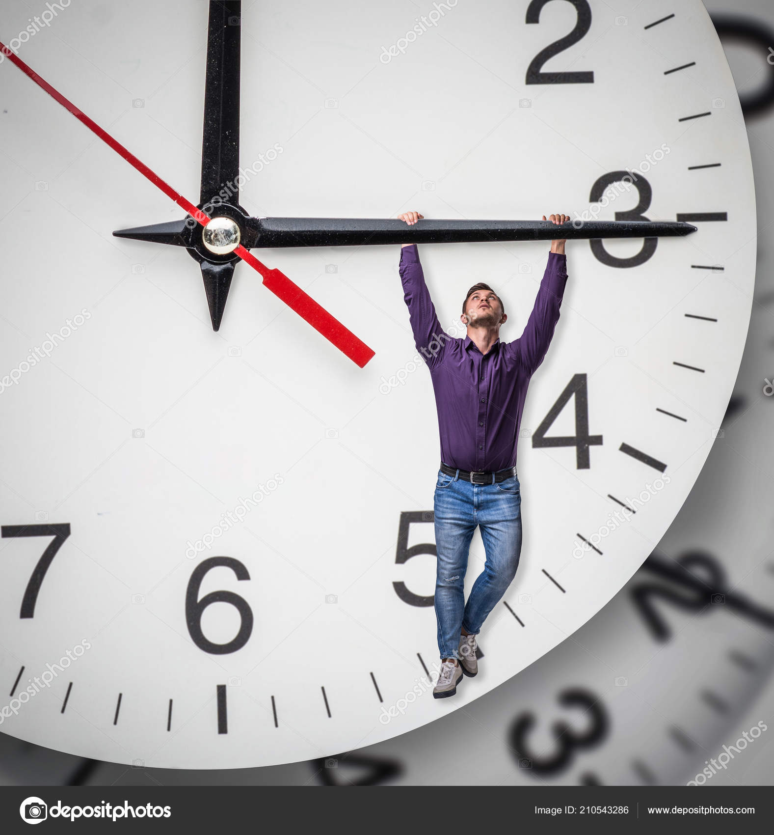 People Stuck In A Clock