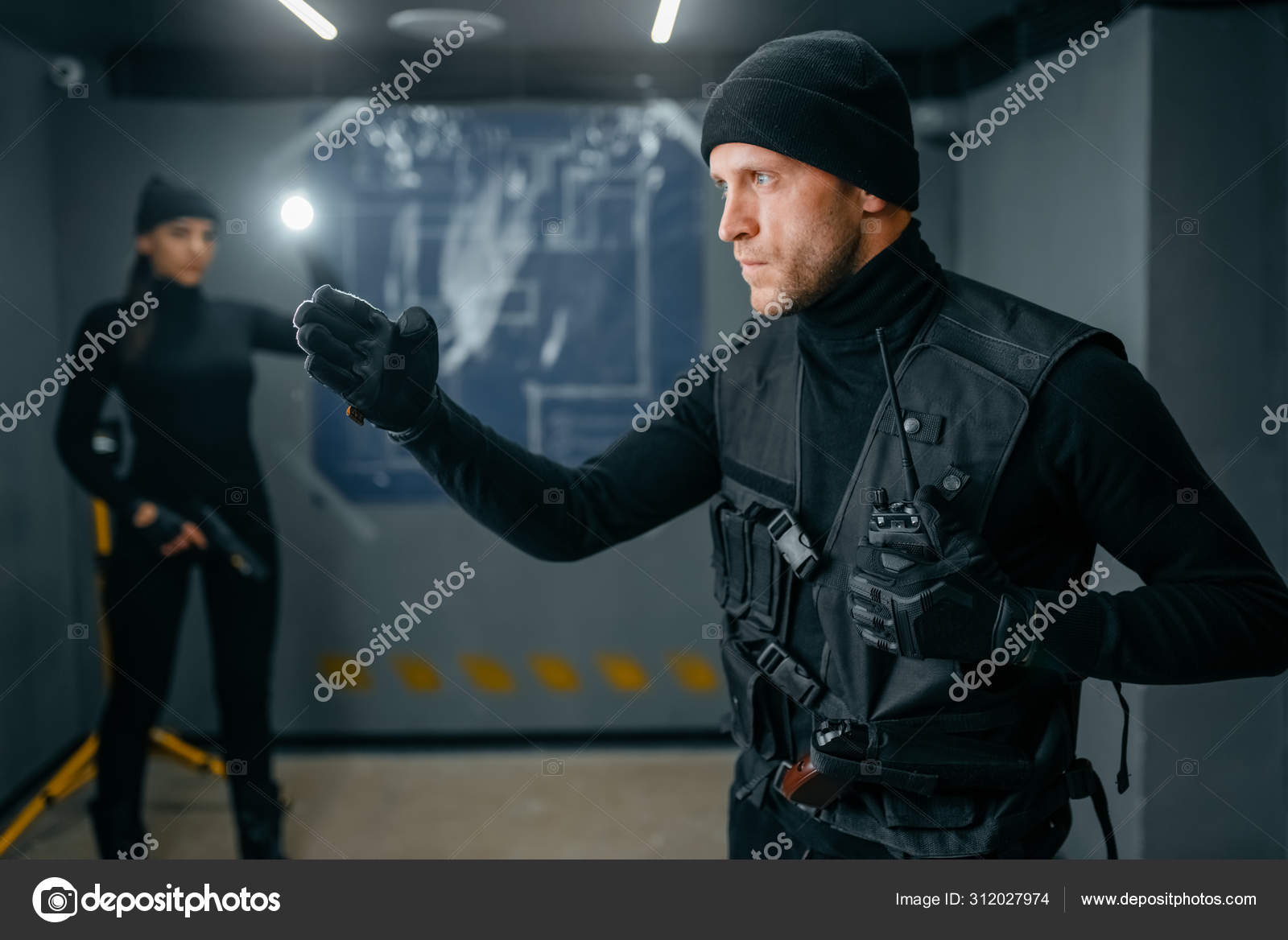 Robbers Getting Ready Bank Vault Robbery Criminal Profession Theft ...