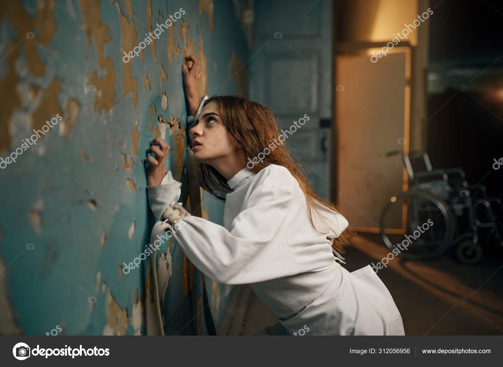 Insane Asylum Patients Straight Jacket