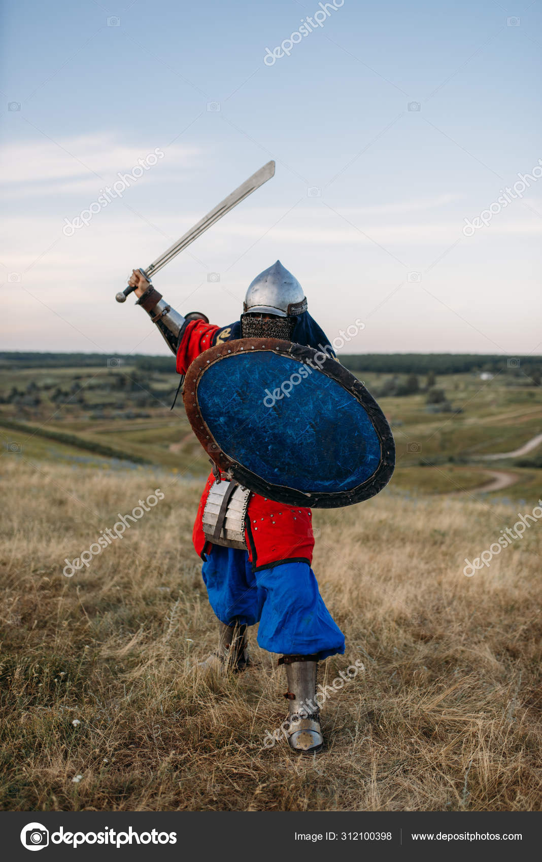 Medieval Knight Sword Poses Armour Great Fighter Armored Ancient ...