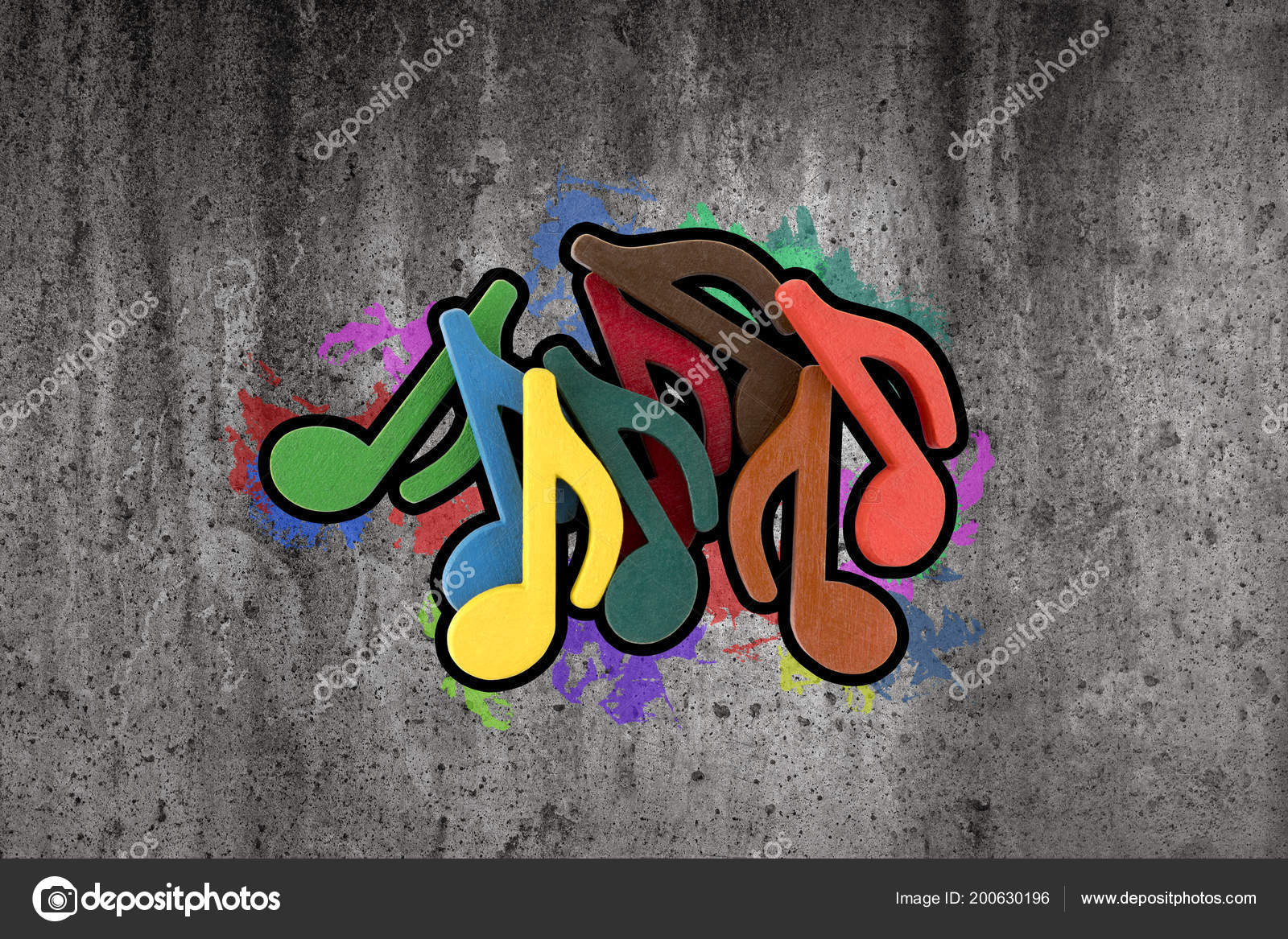 Music Notes Graffiti Png