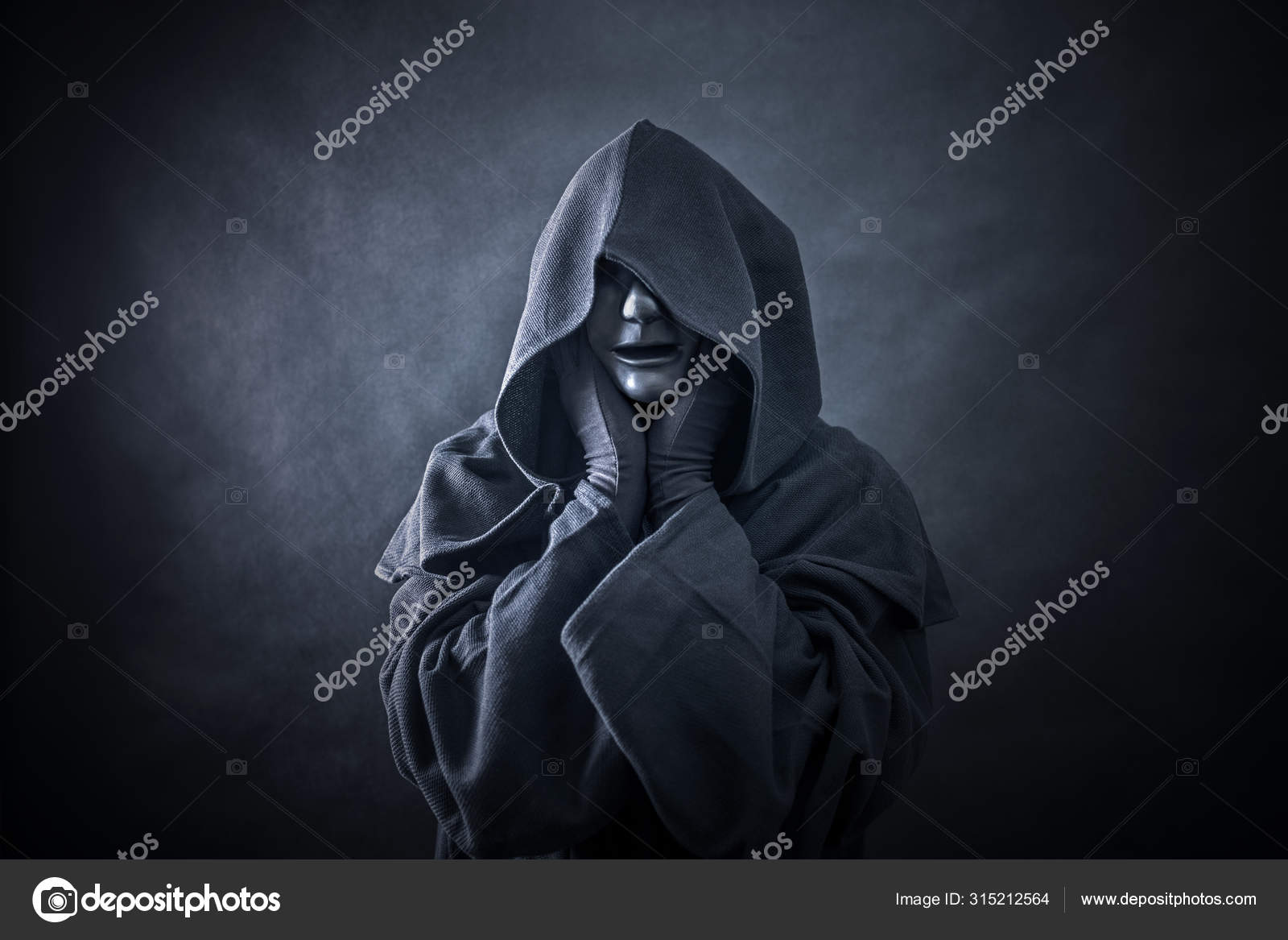 Hooded Masked Figure