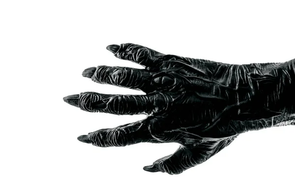 Creepy Monster Hand Red Eyeball Isolated White Background Clipping Path ...