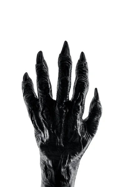 Creepy Monster Hand Red Eyeball Isolated White Background Clipping Path ...