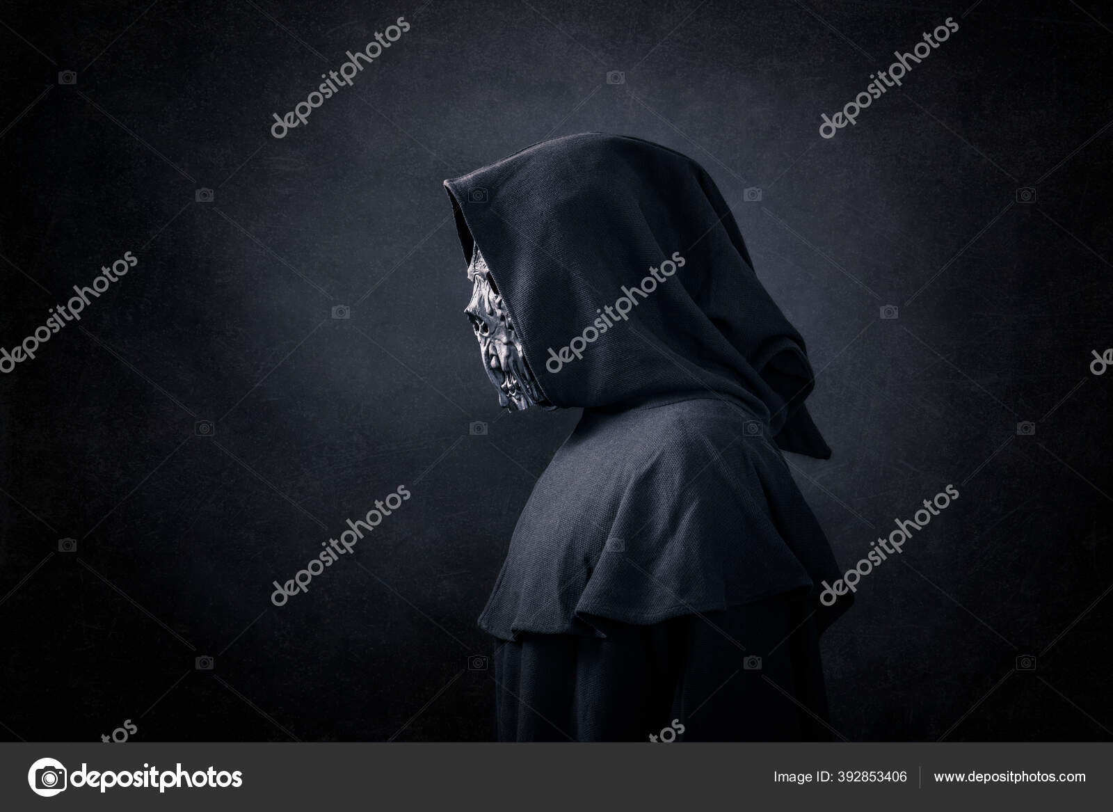 Hooded Masked Figure