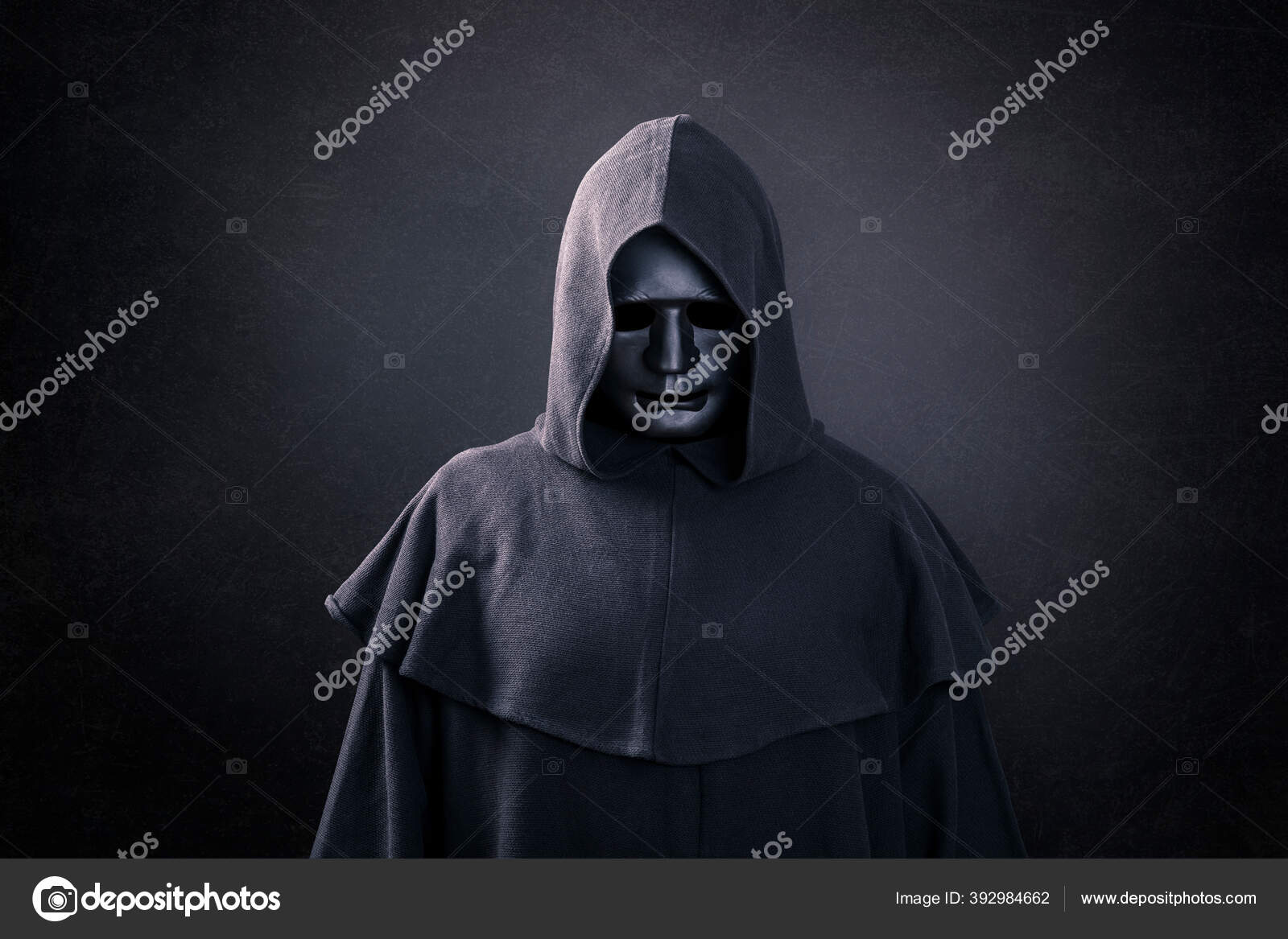 Cloaked Figure Mask