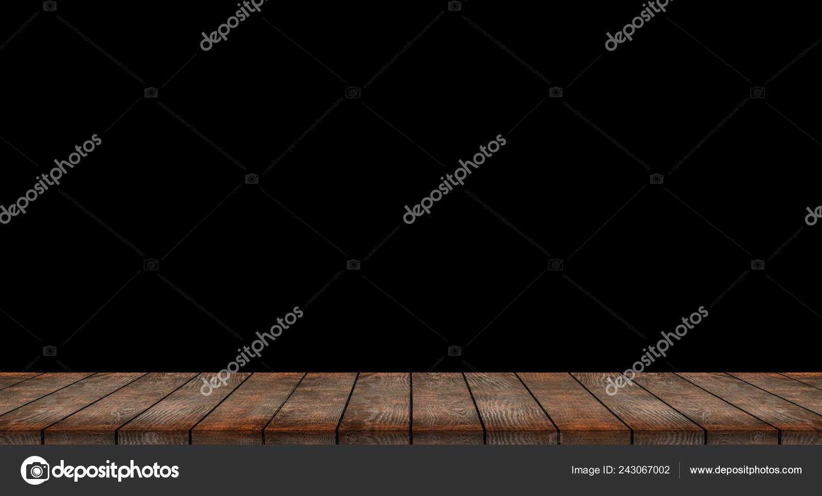 Dark Wood Table Background