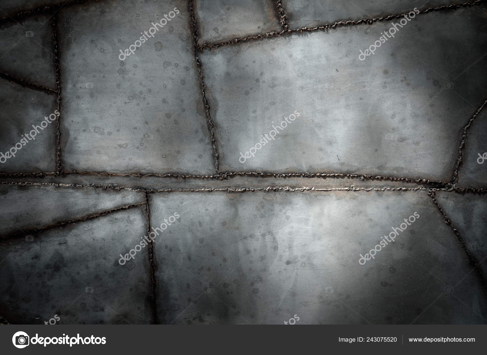 Welded metal background Stock Photo by ©gdolgikh 243075520