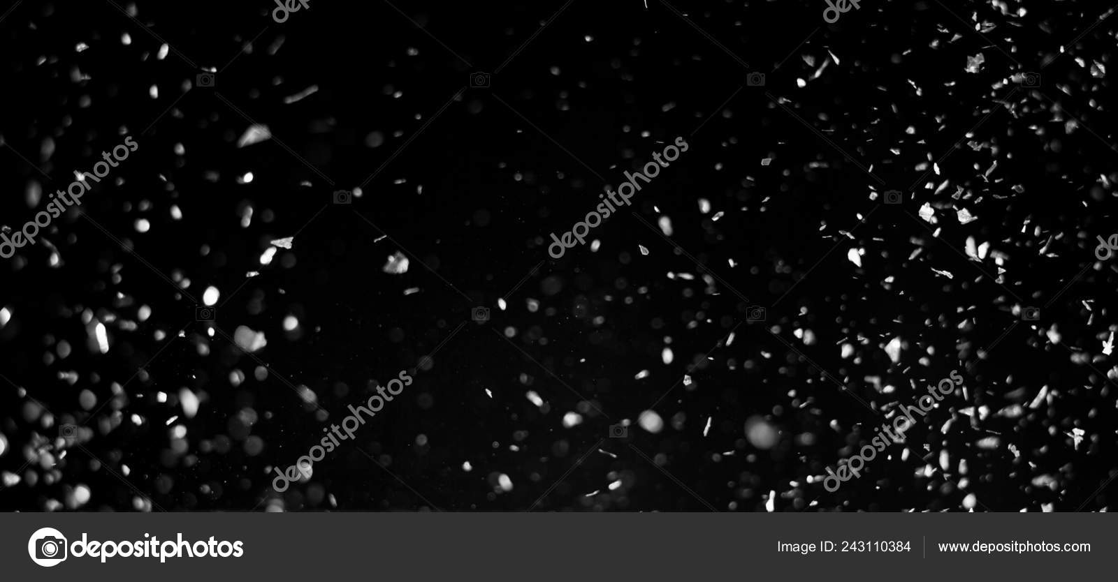 Particles overlay on black background Stock Photo by ©gdolgikh 243110384